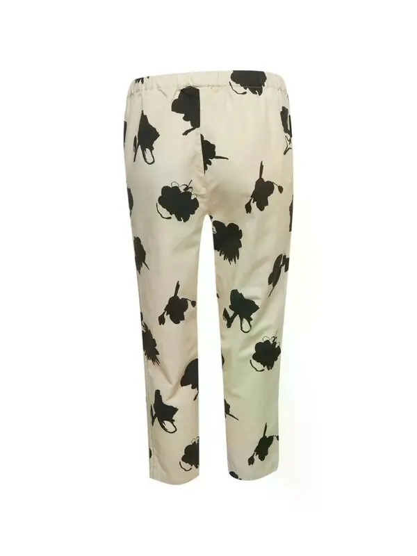 Marni Floral Print Straight Fit Trousers