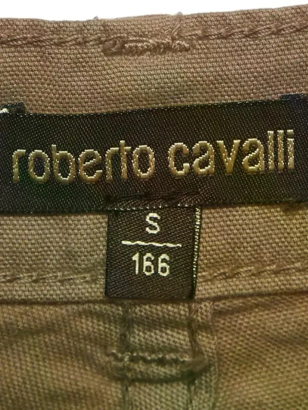 Roberto Cavalli Cropped Cargo Trousers