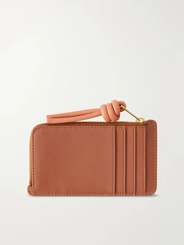 Loewe Knot Leather Cardholder - Brown