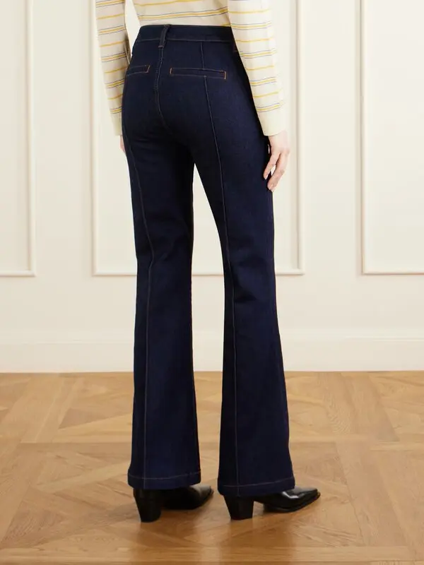 FRAME The Icon Mid-rise Flared Jeans