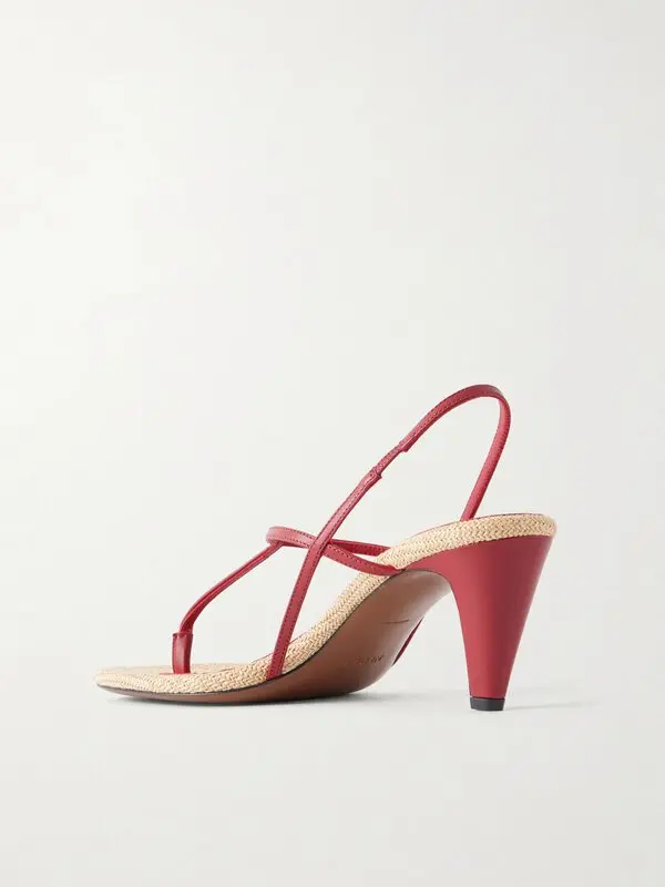 NEOUS Arneb 65 Cone Heel Sandals - Red