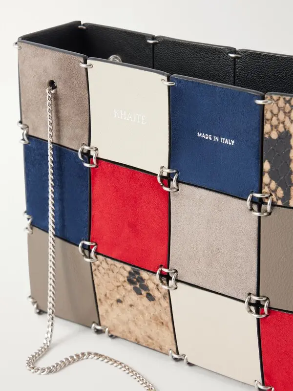 Khaite Emma Patchwork Leather Mini Bag