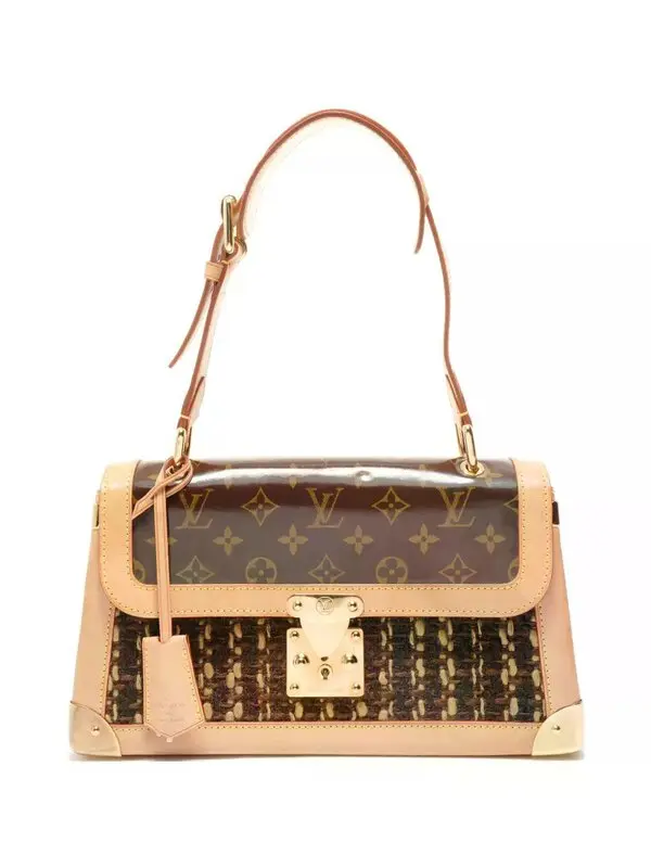 LOUIS VUITTON 2003 Tweedy Shoulder Bag - Neutrals