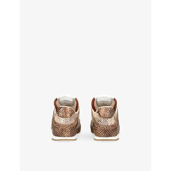 Chloé Suede Low Top Trainers - Brown/oth