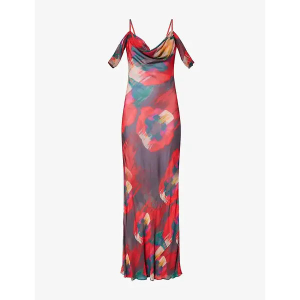 RAT AND BOA Adriana Printed Woven Maxi Dress