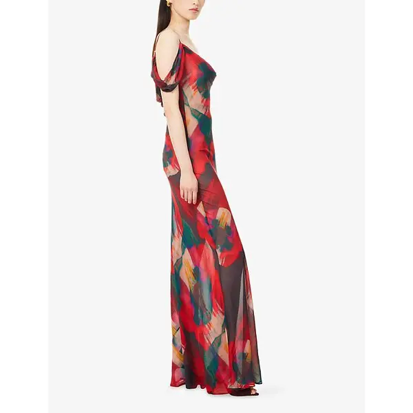 RAT AND BOA Adriana Printed Woven Maxi Dress