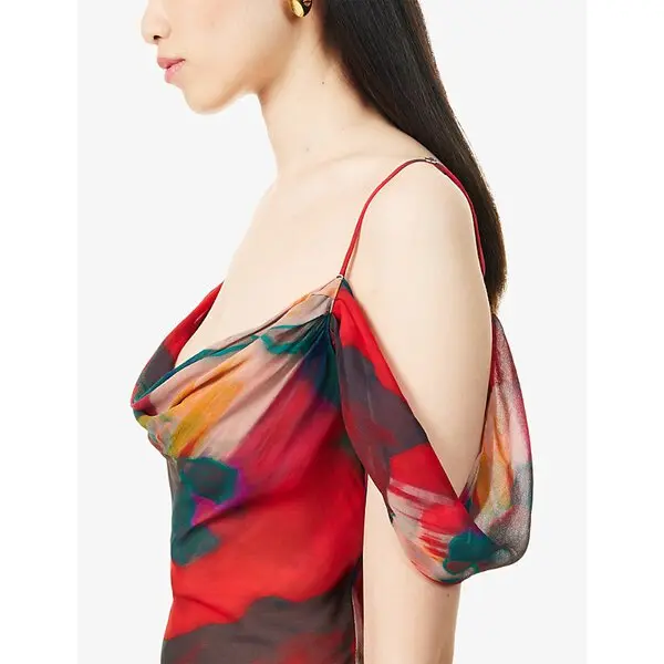 RAT AND BOA Adriana Printed Woven Maxi Dress