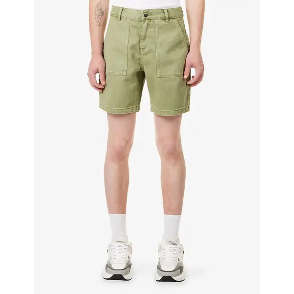 ARNE Carpenter Patch-pocket Denim Shorts