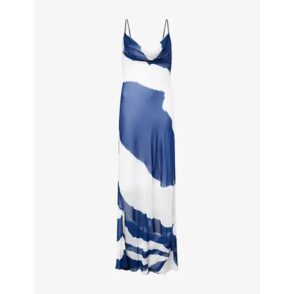 RAT AND BOA Aralia Printed Woven Maxi Dress