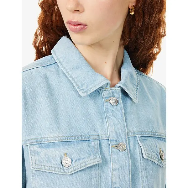 Paige Cropped Denim Jacket