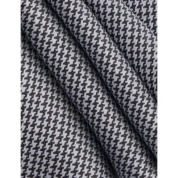 TOM FORD Houndstooth Silk Neck Tie - Graphite
