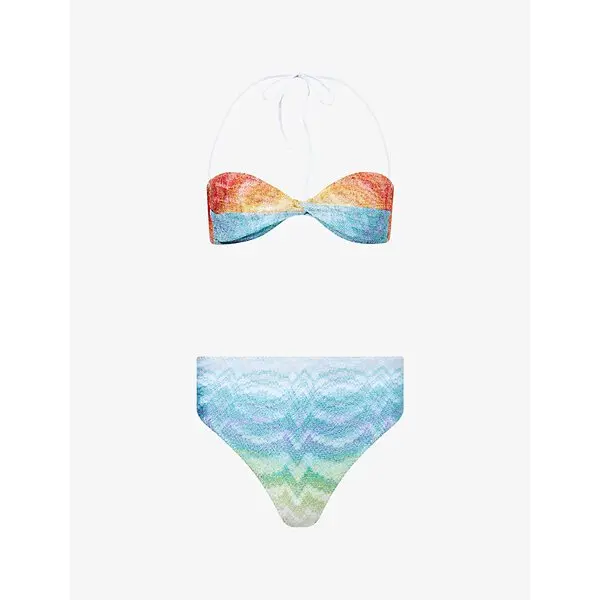 Missoni High-waist Bikini Set - Multi