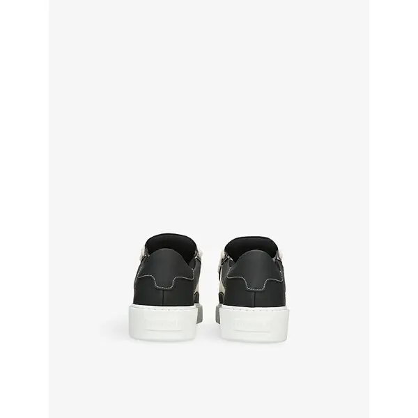 NUMERIS Eclipse Leather Trainers - Black/comb