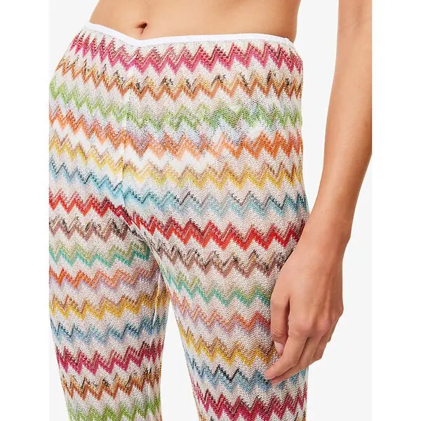 Missoni Chevron Knit Flared Trousers