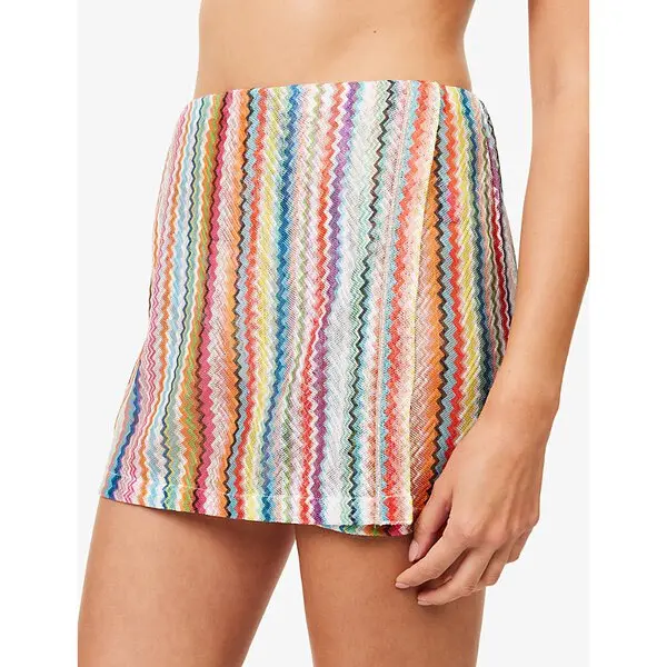 Missoni Zig-zag Knitted Mini Skirt