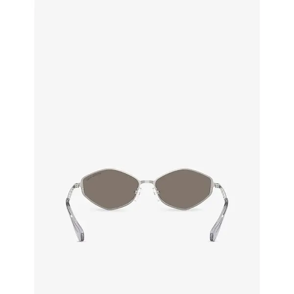 Michael Kors Gold Coast Irregular-frame Metal Sunglasses