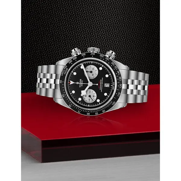 TUDOR Stainless Steel Automatic Chronograph Watch