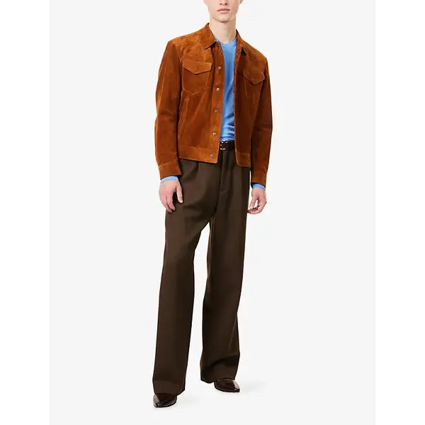 TOM FORD Western Collared Suede Jacket