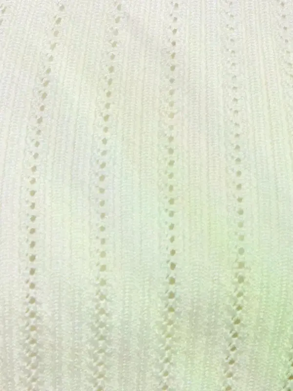 Balmain One-shoulder Pointelle-knit Top With Gold-tone Logo Buttons
