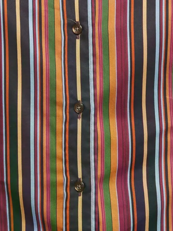 Etro Vertical Stripe Long Sleeve Shirt