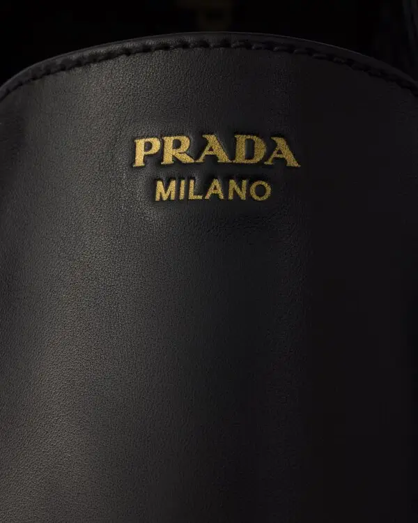 Prada Leather Loafers - Black