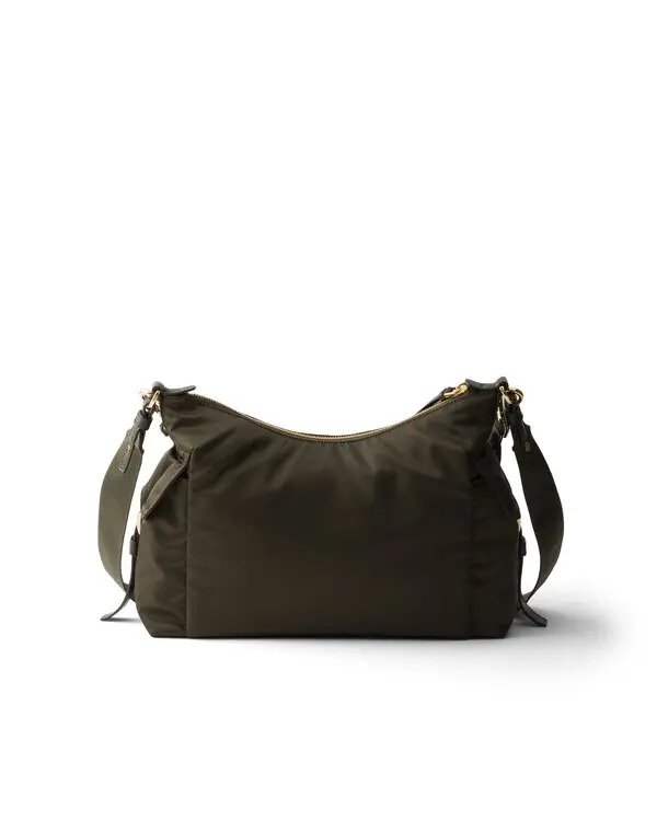 Prada Re-nylon And Leather Bag - Forest
