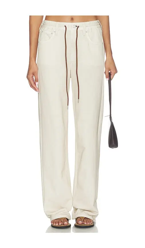 Rag & Bone Miramar Terry Drawcord Wide Leg Pant In . Also - Tan