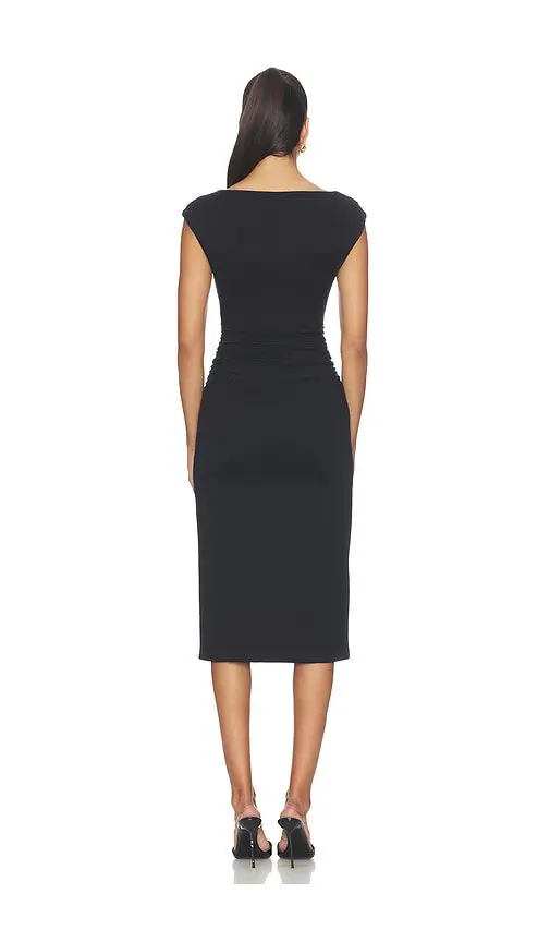 Spanx Smoothing Jersey Cap Sleeve Scoop Dress