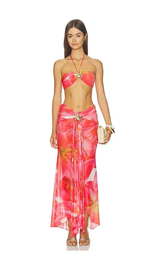Superdown Xandra Halterneck Top