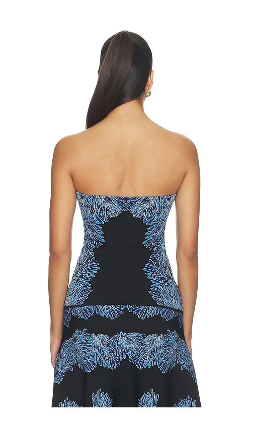Ulla Johnson Madelie Strapless Knit Jacquard Top - Multi