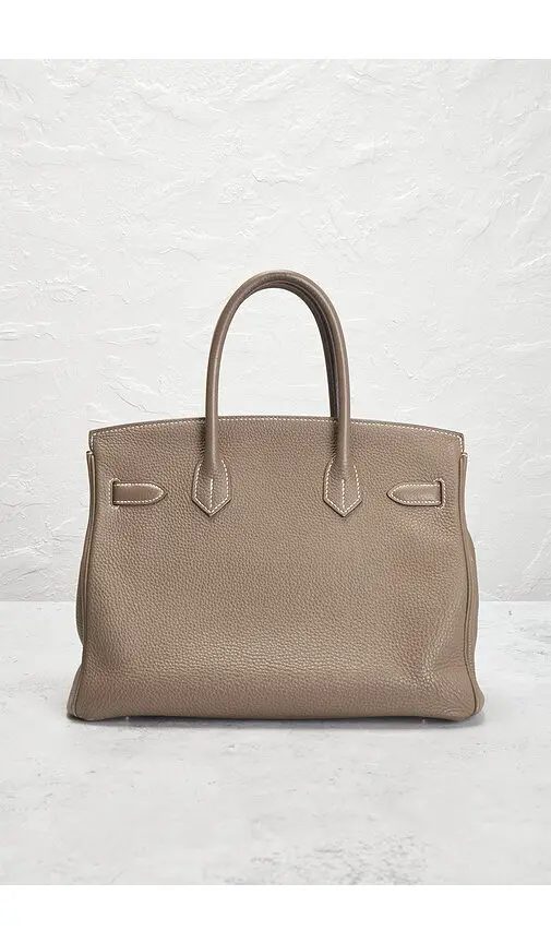 FWRD RENEW Hermes Togo Birkin 30 Handbag - Brown