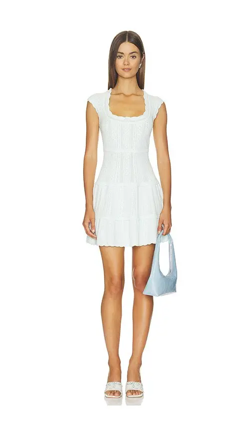 LoveShackFancy Laighton Dress - Blue