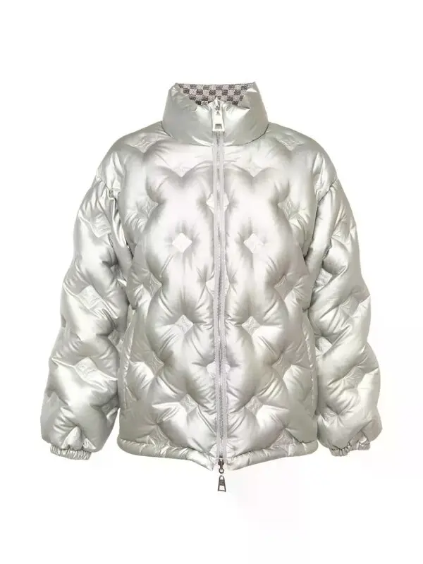 LOUIS VUITTON Logo-embossed Reversible Down Jacket