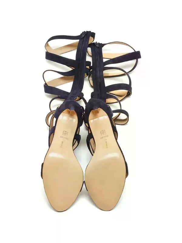 Carolina Herrera Suede Gladiator Sandals