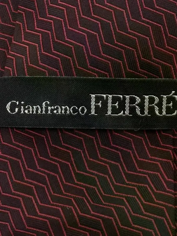 Gianfranco Ferre Pointed-tip Neck Tie - Red