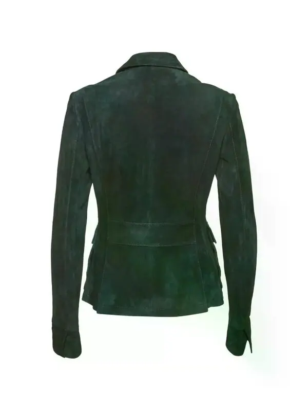 Loro Piana Goatskin Zip-up Blazer