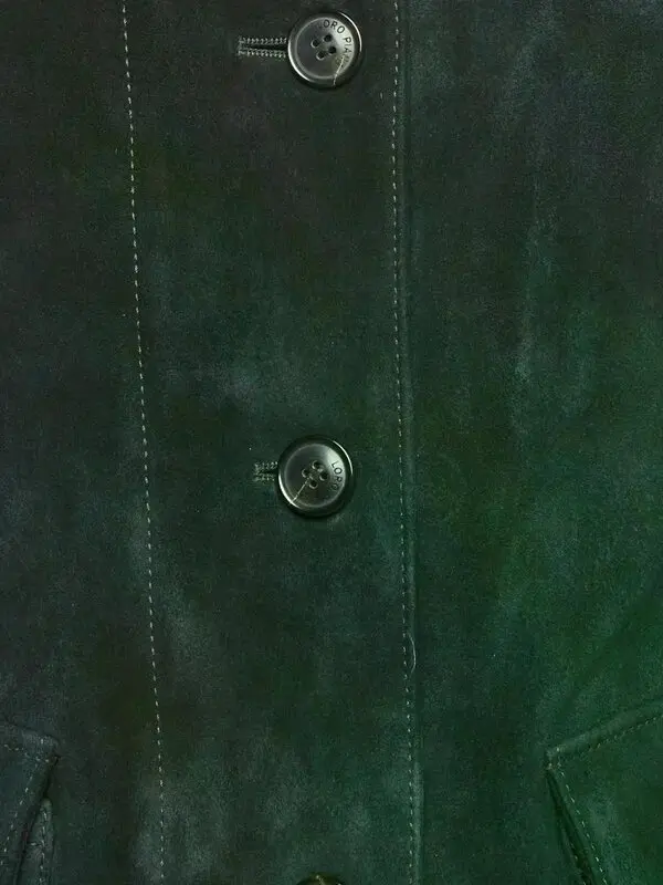 Loro Piana Goatskin Zip-up Blazer