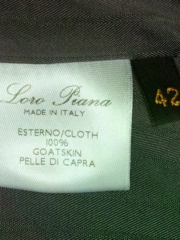 Loro Piana Goatskin Zip-up Blazer