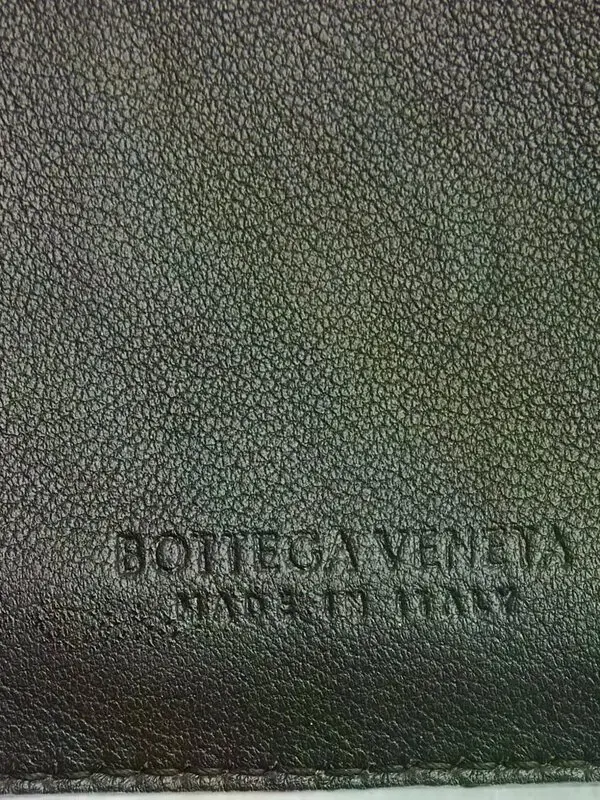 Bottega Veneta Cassette Intrecciato Leather Card Holder