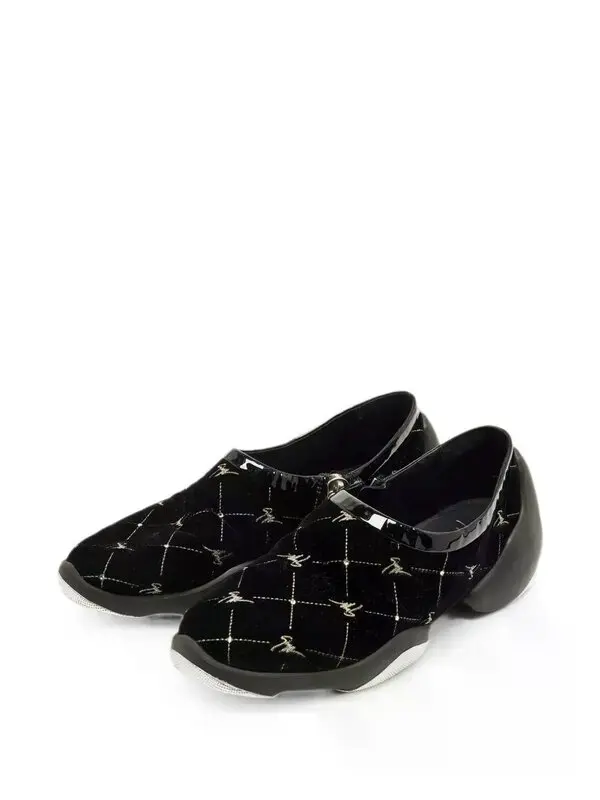 GIUSEPPE ZANOTTI Velvet Quilted Sneakers