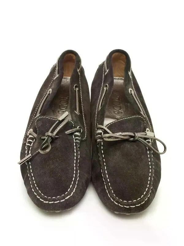 TOD'S Round-toe Suede Loafers