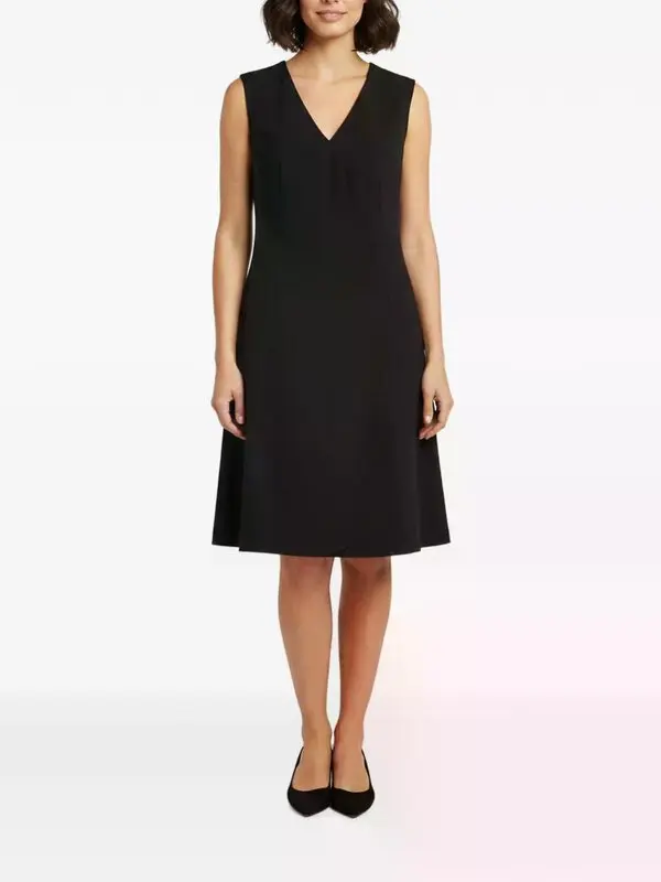 ARMANI Sleeveless V-neck Midi Dress