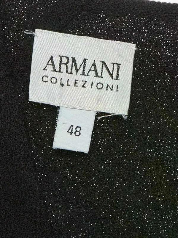 ARMANI Sleeveless V-neck Midi Dress