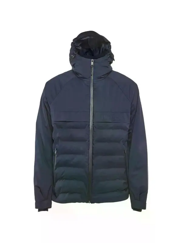 BOSS Hooded Padded Jacket With Logo Print
