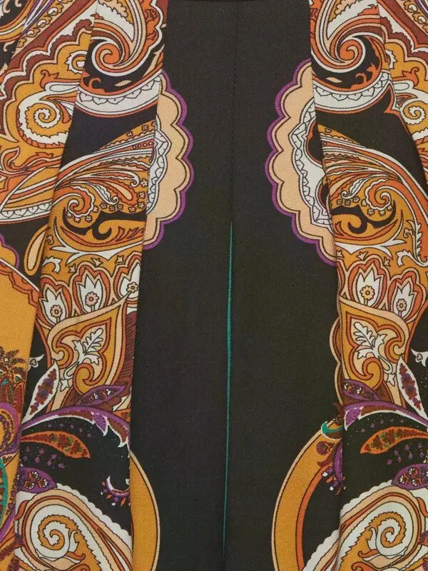 Etro Paisley Pattern Midi Skirt
