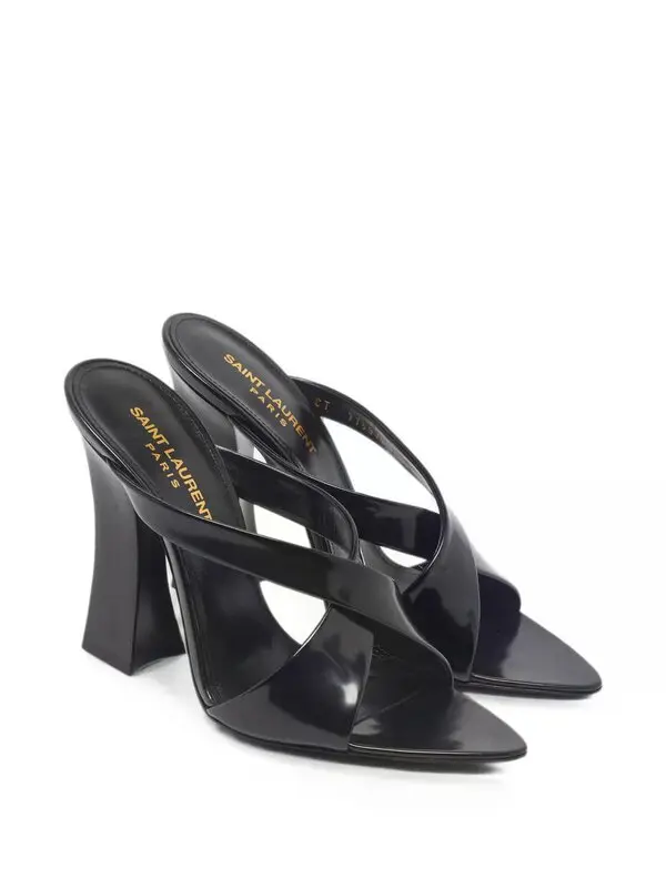 Saint Laurent Eva Criss-cross Sandals