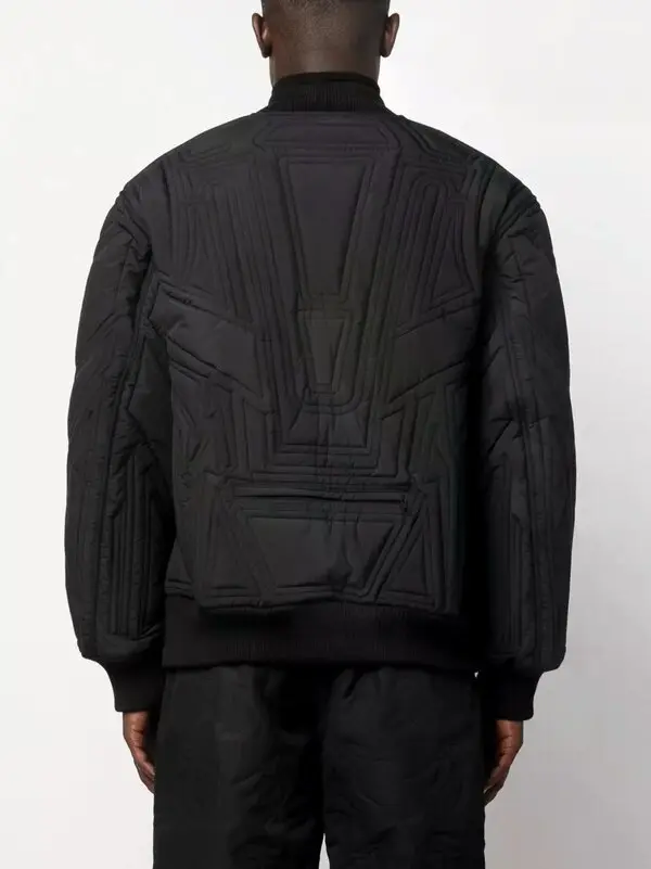 Y3 Quilted Bomber Jacket - Black