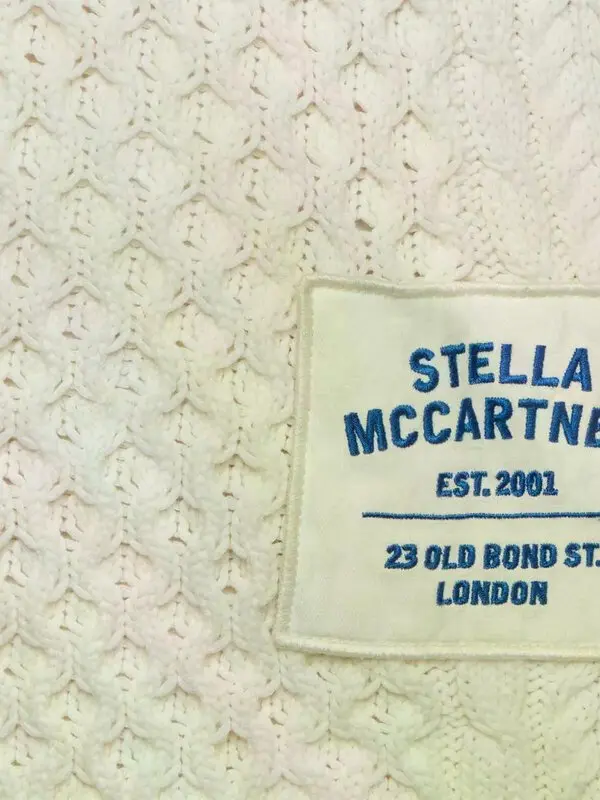 Stella McCartney Cable Knit Crew Neck Sweater