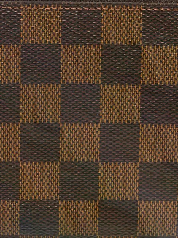 LOUIS VUITTON 2014 Zippy Damier Ebene Wallet - Brown