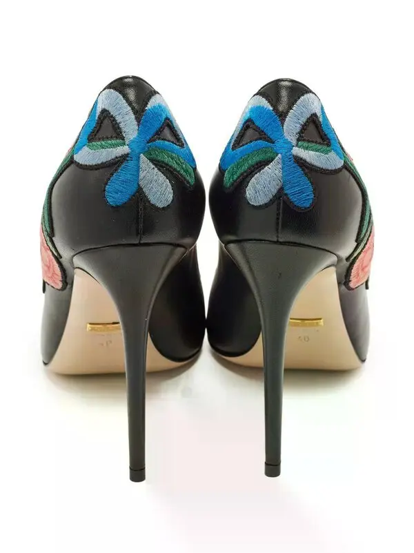 Gucci Ophelia Embellished Pointed Toe Stiletto Pumps